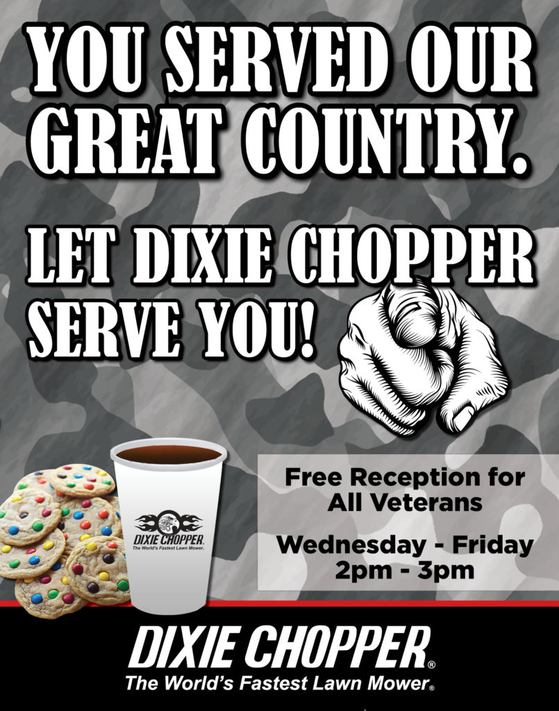 Dixie Chopper Honors Veterans at National Farm Machinery Show | Dixie ...